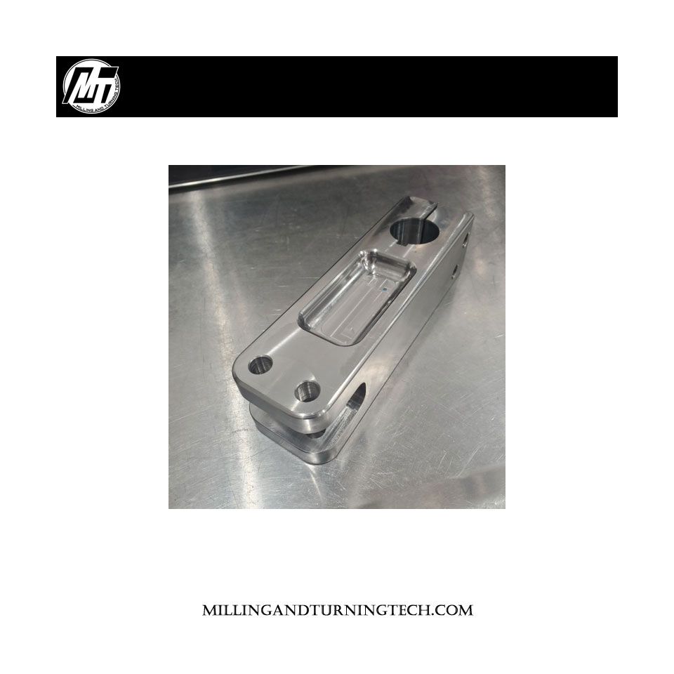 CNC Machined Billet Stainless Steel Tiller Arm